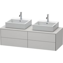 Duravit XSquare Waschtischunterbau wandhängend 140,0 x 54,8 cm, 4 Schubkästen XS4916B