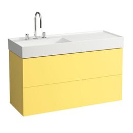 Laufen KARTELL Waschtischunterbau, 2 Schubladen, 1180x450x600mm, für WT H813332, H407648033