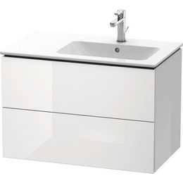 Duravit L-Cube Waschtischunterbau wandhängend 82,0 x 48,1 cm, 2 Schubkästen, für ME by Starck 234683 Becken rechts