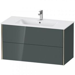 Duravit XViu 4127 Waschtischunterbau wandhängend, 2 Schubkästen, für Waschtisch ME by Starck 233610, 1010x480 mm