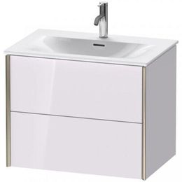 Duravit Durait XViu 4133 Waschtischunterbau wandhängend, 2 Schubkästen, für Waschtisch Viu 234473, 710x480 mm