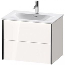 Duravit Durait XViu 4133 Waschtischunterbau wandhängend, 2 Schubkästen, für Waschtisch Viu 234473, 710x480 mm