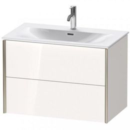 Duravit Durait XViu 4134 Waschtischunterbau wandhängend, 2 Schubkästen, für Waschtisch Viu 234483, 810x480 mm