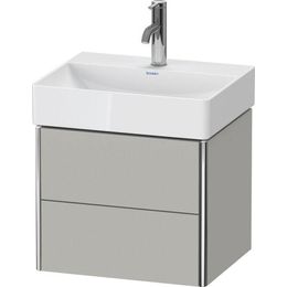 Duravit XSquare Waschtischunterbau Compact wandhängend 48,4x39,0 cm, 2 Schubkästen, für Waschtisch DuraSquare 235650