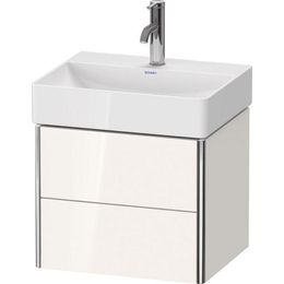 Duravit XSquare Waschtischunterbau Compact wandhängend 48,4x39,0 cm, 2 Schubkästen, für Waschtisch DuraSquare 235650