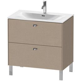 Duravit Brioso Waschtischunterbau stehend 82,0 x 47,9 cm, 2 Auszüge, oberer Auszug inkl. Siphonausschnitt und Schürze, für Waschtisch Viu 234483