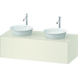 Duravit White Tulip, Waschtischunterbau wandhängend, Breite 1300 x Tiefe 550mm, mit 1x Auszug, mit Tip-on Technik, WT4978B