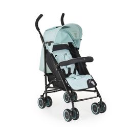 Moni Kinderwagen, Buggy Jerry, Sonnendach, schwenkbare Vorderräder, EVA-Räder blau schwarz