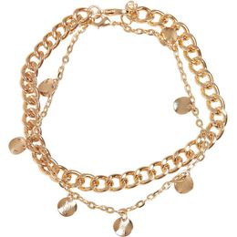 Urban Classics Armband 'Charmy' Damen Gr&ouml;&szlig;e S/M gold