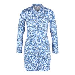 Dorothy Perkins Petite Kleid Damen Größe 34 blau / weiß Winterkleid