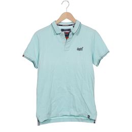 Superdry Herren Poloshirt, hellblau, Gr. 48