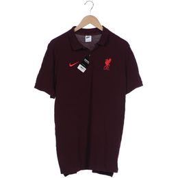 Nike Football Herren Poloshirt, bordeaux, Gr. 52