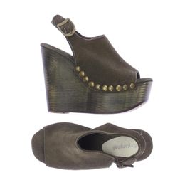 Jeffrey Campbell Damen Sandale, grün, Gr. 37