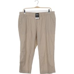 Ulla Popken Damen Stoffhose, beige, Gr. 56