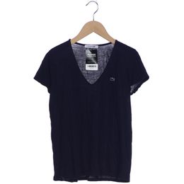 Lacoste Damen T-Shirt, marineblau, Gr. 38