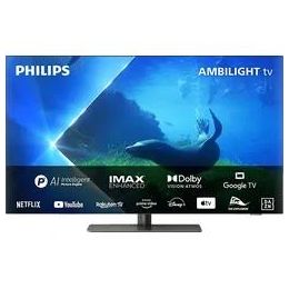 Mendler PHILIPS 42OLED808/12 4K OLED Ambilight TV (Flat, 42 Zoll / 106 cm, 4K, SMART TV, Ambilight, GoogleTV 12)