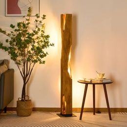 ECO-Light Stehleuchte Venus, braun, Höhe 141 cm, Holz, 4-flammig