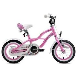 Kinderfahrrad Bikestar "Cruiser" Fahrräder Gr. 20,6cm, 12 Zoll (30,48cm), rosa (altrosa) Kinder