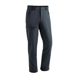 Softshellhose Maier Sports "Adakit M" Gr. 26, Kurzgrößen, grau Herren Hosen Trekkinghose, atmungsaktive Outdoorhose, Regular Fit