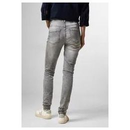 Gerade Jeans Cecil Gr. 33, Länge 32, grau (light grey stone wash) Damen Jeans 5-Pocket-Style