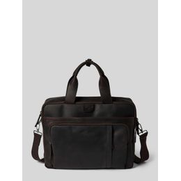 Strellson Laptoptasche mit Label-Badge Modell 'brick lane charles'