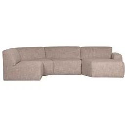 Loungesofa Woood "Avelon U-Sofa" Sofas Gr. B/H/T: 315cm x 78cm x 205cm, braun Lounge-Sofa 78x315x205