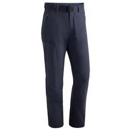 Funktionshose Maier Sports "Oberjoch" Gr. 98, Langgrößen, blau (dunkelblau) Herren Hosen Outdoorhose gefüttert, Wanderhose mit 4 RV-Taschen, Regular Fit