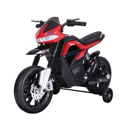 HOMCOM Kindermotorrad Kinder-Elektromotorrad Elektro-Motorrad für Kinder 3-6 Jahren Licht Musik MP3 Elektro