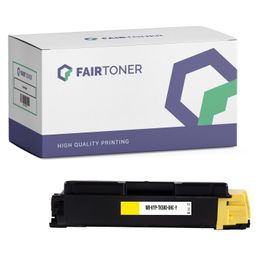 FairToner Kompatibel für Kyocera 1T02KTANL0 / TK-580Y Toner Gelb XL