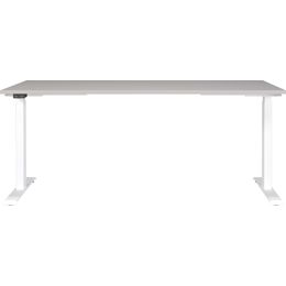 Schreibtisch Germania "Jet, elektrisch höhenverstellbar" Tische Gr. B/H/T: 180 cm x 72 cm x 80 cm, braun (kaschmir, weiß, kaschmir) moderne Farbvariationen, Breite 120140160180 cm, Made in Germany