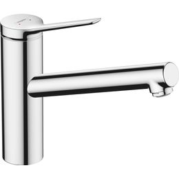 Küchenarmatur Hansgrohe "Zesis M33" Armaturen Gr. H/T: 214 cm x 26,2 cm, silberfarben (chrom) 150 1 Strahlart