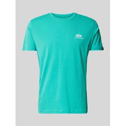 Alpha Industries T-Shirt mit Label-Print Modell 'BASIC'