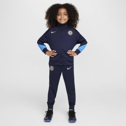 Nike Chelsea FC Strike Dri-FIT-Fußball-Trainingsanzug aus Strickmaterial für jüngere Kinder - Blau