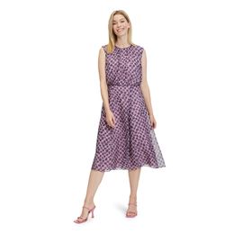 BETTY & CO Partykleid BETTY&CO "Betty & Co ohne Arm" Gr. 44, Normalgrößen, lila (lilac, dark blue) Damen Kleider Druck