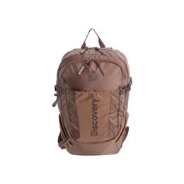 Sportrucksack DISCOVERY "Outdoor" Gr. B: 14.5 cm, braun Rucksäcke aus Nylon-Material