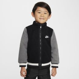 Nike hochflorige Jacke (Babys) - Schwarz