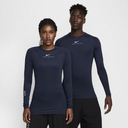 Nike NOCTA Langarm-Basketball-Baselayer für Herren - Blau