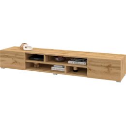 Lowboard Inosign "Coby" Sideboards Gr. B/H/T: 208cm x 32,5cm x 45cm, braun (eichefarben wotan) Breite 208 cm