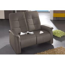2-Sitzer exxpo - SOFA FASHION "Tivoli, Kinosofa, bequem und komfortabel durch die Relaxfunktion", grau (delphin), B:140cm H:109cm T:97cm, Softlux-Kunstleder;NaturLeder;Luxus-Microfaser, &raquo;Aqua Clean&laquo; (50% Polyester, 35% Polyacryl, 15% Polyamid), Sofas, (2-sitzig), schmale Armlehnen, hohe R&uuml;ckenlehne
