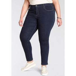 LEVI'S® PLUS Skinny-fit-Jeans LEVI'S PLUS "311 PL SHAPING SKINNY" Gr. 22 (52), Länge 28, blau (rinsed) Damen Jeans figurformend mit Stretch