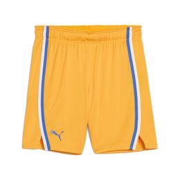 Shorts Puma "Maccabi Game Basketballshorts Herren" Gr. L, Normalgrößen, gelb (gold fusion yellow) Herren Hosen