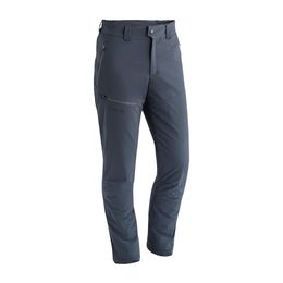 Outdoorhose Maier Sports "Nil Wool" Gr. 58, Normalgrößen, grau Herren Hosen Winter Wanderhose, Funktionshose mit Wollwattierung