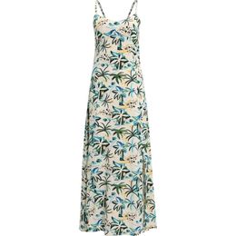 Just Rhyse Kleid 'Waikiki' Damen Größe 44 creme / blau / gelb / grün Winterkleid