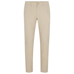 Anzughose BOSS Green "T_Commuter-Slim" Gr. 50, N-Gr, beige (medium beige269) Herren Hosen mit Gürtelschlaufen