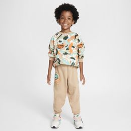 Nike Sportswear "Express Yourself" zweiteiliges Crew Set (jüngere Kinder) - Braun