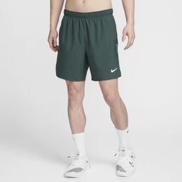 Nike Challenger Dri-FIT 2-in-1-Laufshorts für Herren (ca. 18 cm) - Grün