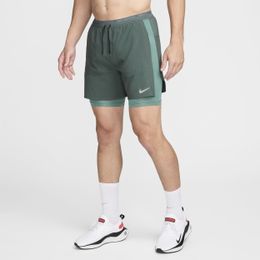 Nike Stride Dri-FIT Hybrid-Laufshorts für Herren (ca. 12,5 cm) - Grün