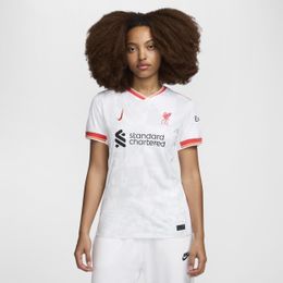 FC Liverpool 2024/25 Stadium Third Nike Dri-FIT Replica Fußballtrikot (Damen) - Weiß