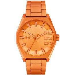 Quarzuhr Diesel "SCRAPER" Armbanduhren orange Herren Armbanduhr, Herrenuhr