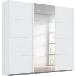 Schwebetürenschrank Rauch "Kleiderschrank Schrank Garderobe TOPSELLER OTELI inkl. Inneneinteilung" Schränke Gr. B/H/T: 203 cm x 210 cm x 62 cm, weiß mit 3 Innenschubladen sowie zusätzlichen Einlegeböden MADE IN GERMANY